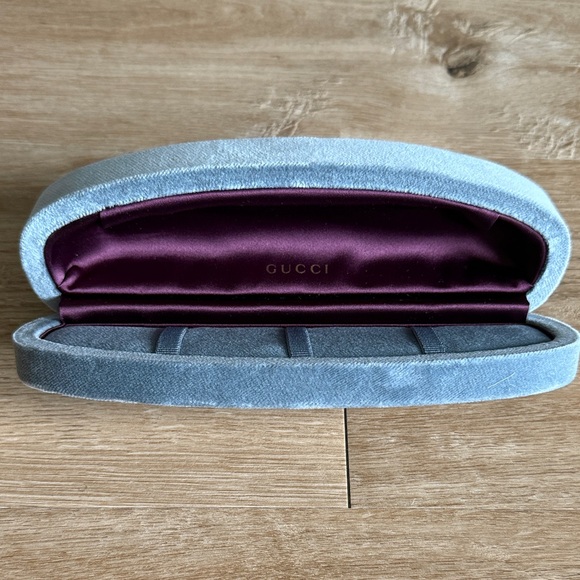 Gucci | Jewelry | Gucci Light Blue Velvet Jewelry Box | Poshmark